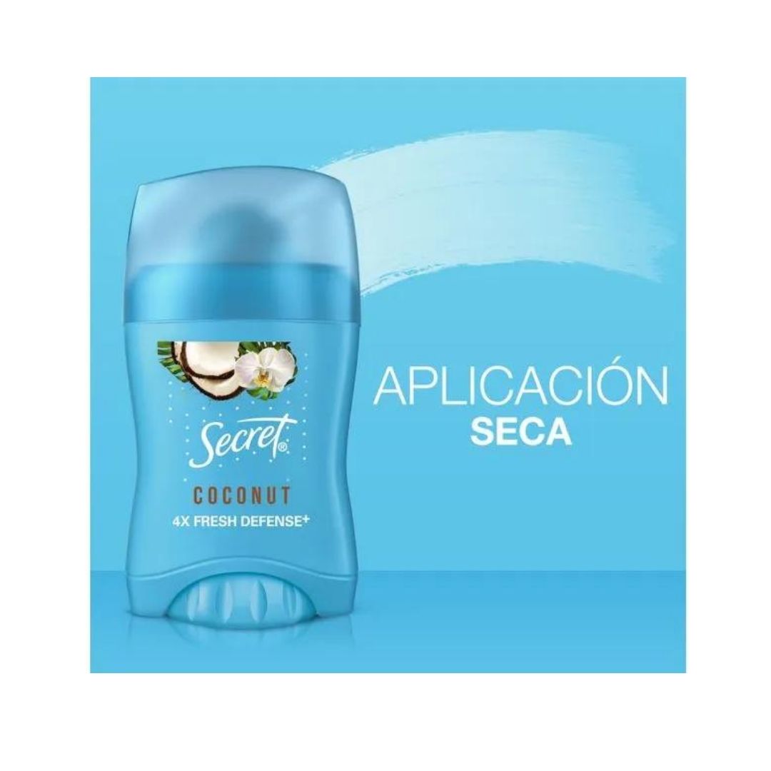 Desodorante en Barra Secret Coco 45 g | DelSol