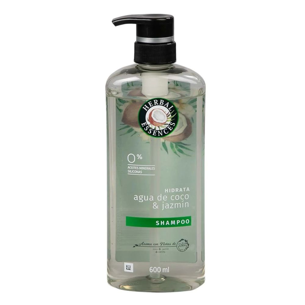 Shampoo Herbal Essences Agua de Coco y Jazmín 600 ml | DelSol