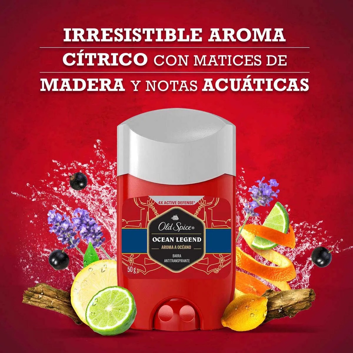 Antitranspirante en Barra Old Spice Ocean Legend 50 g | DelSol