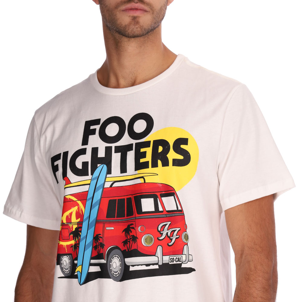 Playera Foo Fighters Hombre Con Estampado En Parte Frontal | DelSol