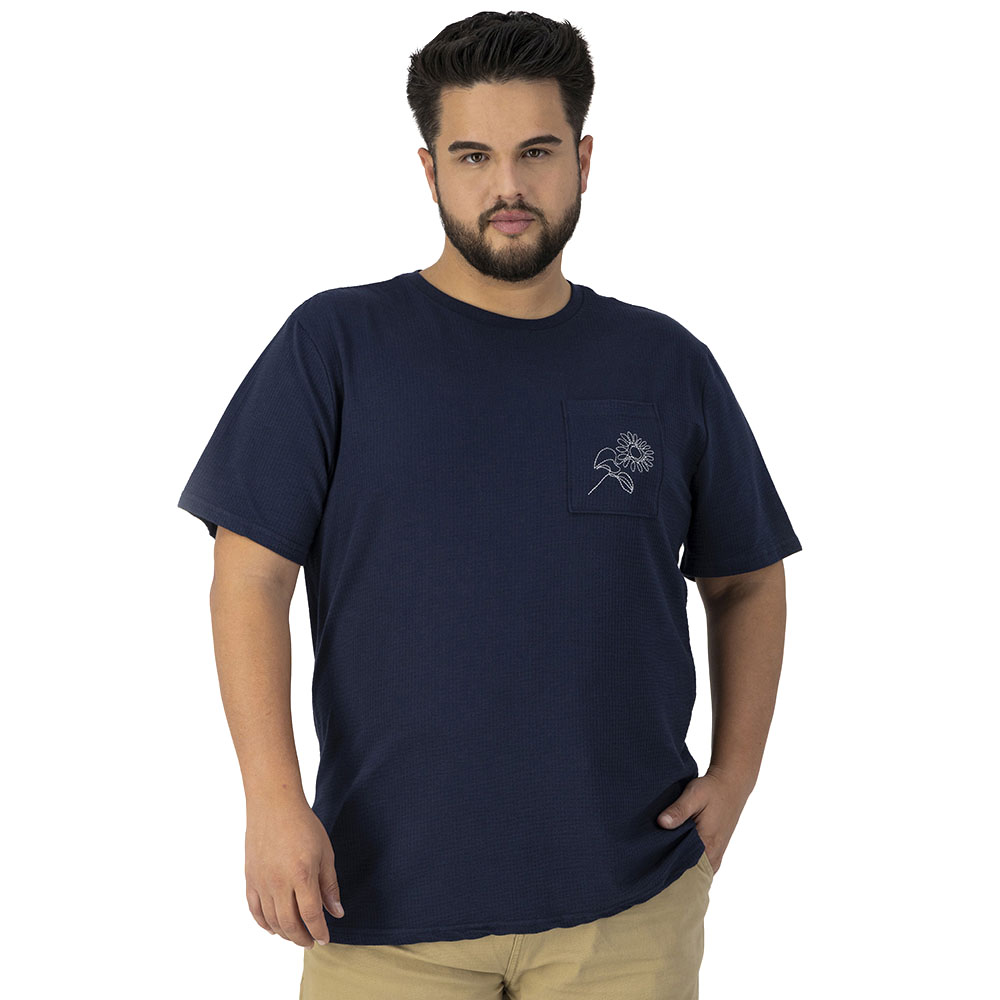 Playera Hummo Hombre Bolsa En Pecho Con Diseño | DelSol