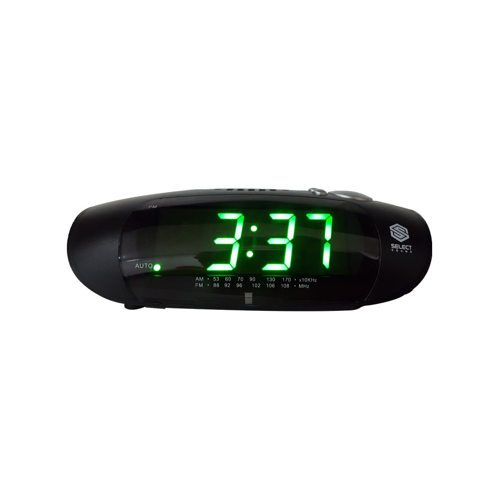 Radio Reloj Despertador Select Sound Negro | DelSol