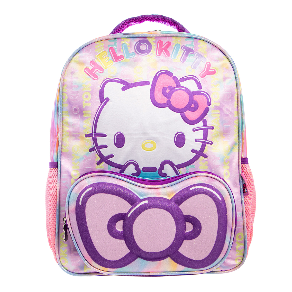 Mochila Primaria Ruz Hello Kitty Moño Morado | DelSol