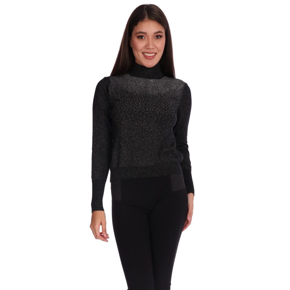 Suéter Cerrado Mujer Con Lurex | DelSol