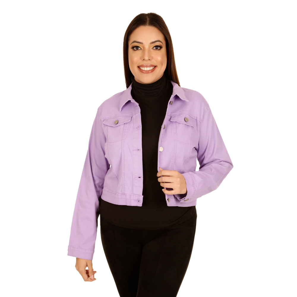 Chamarra Mujer Botones Frontales Mezclilla Red Sky | DelSol