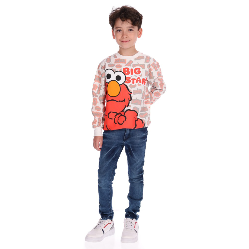 Sudadera Plaza Sésamo Niño Diseño Elmo Big Star Full Print | DelSol