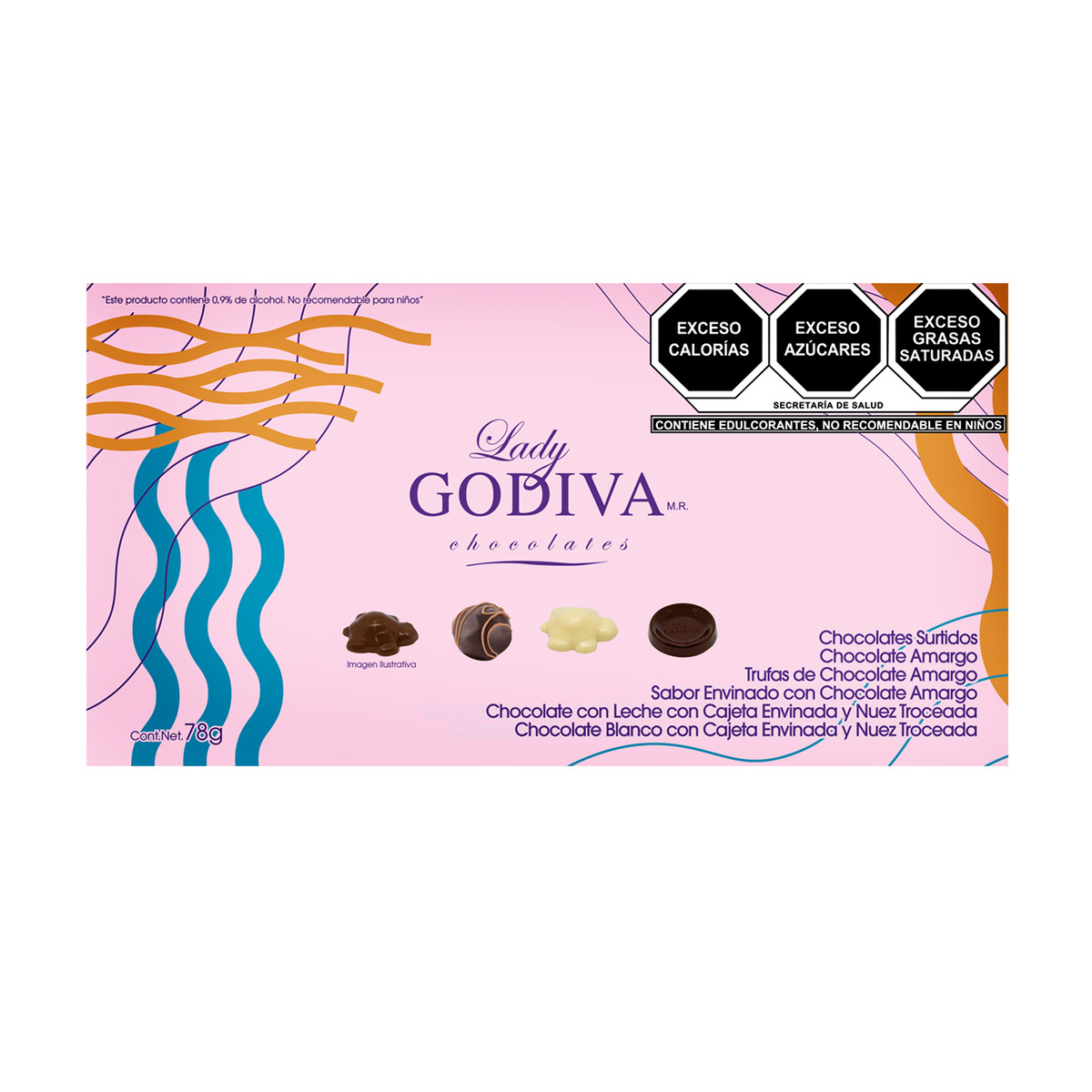 Chocolates Surtidos Lady Godiva 78 g | DelSol