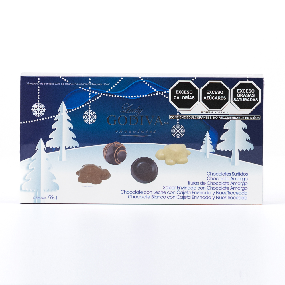 Chocolates Lady Godiva Navidad 78 g | DelSol