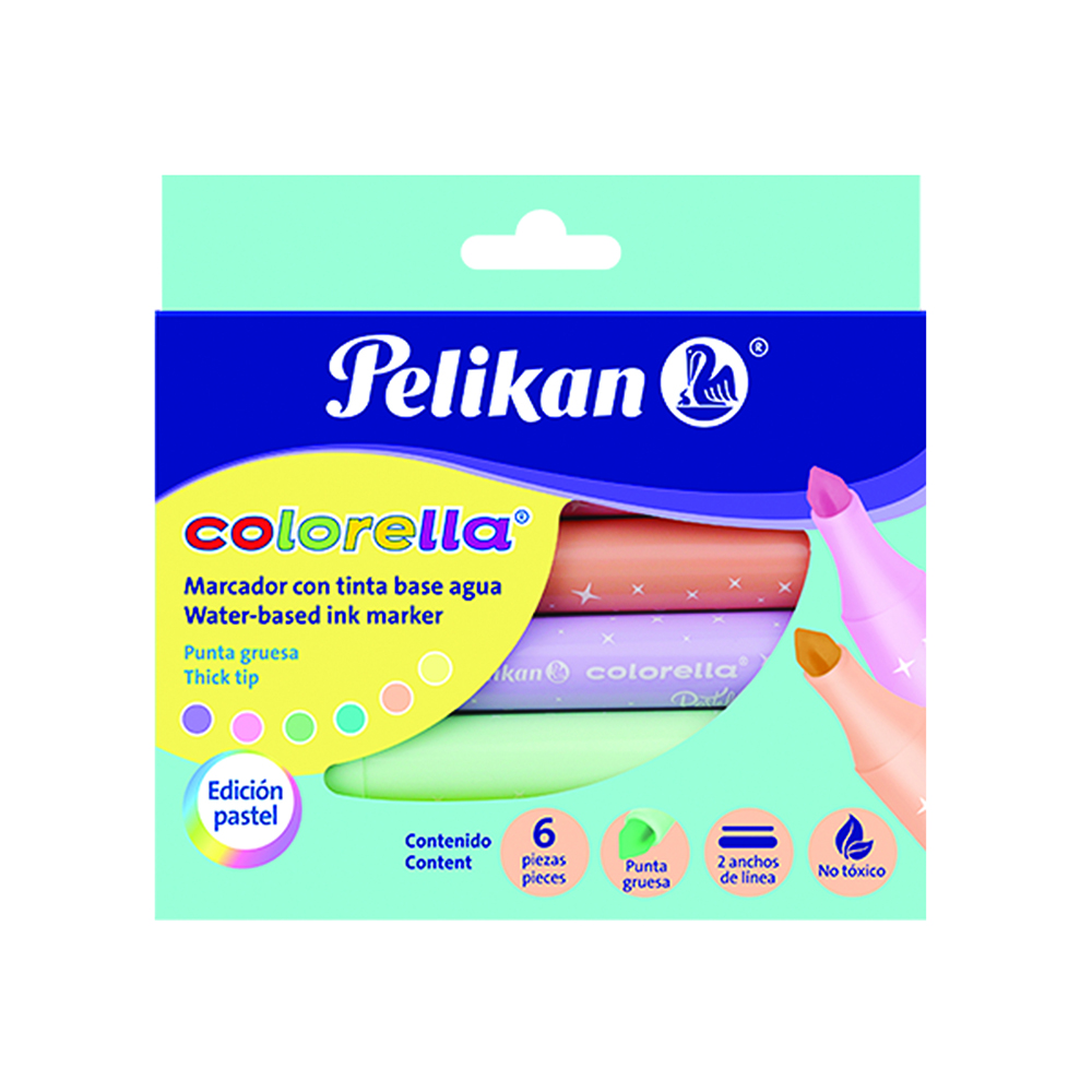 Marcatextos Bl/4 Piezas Color Pastel | DelSol