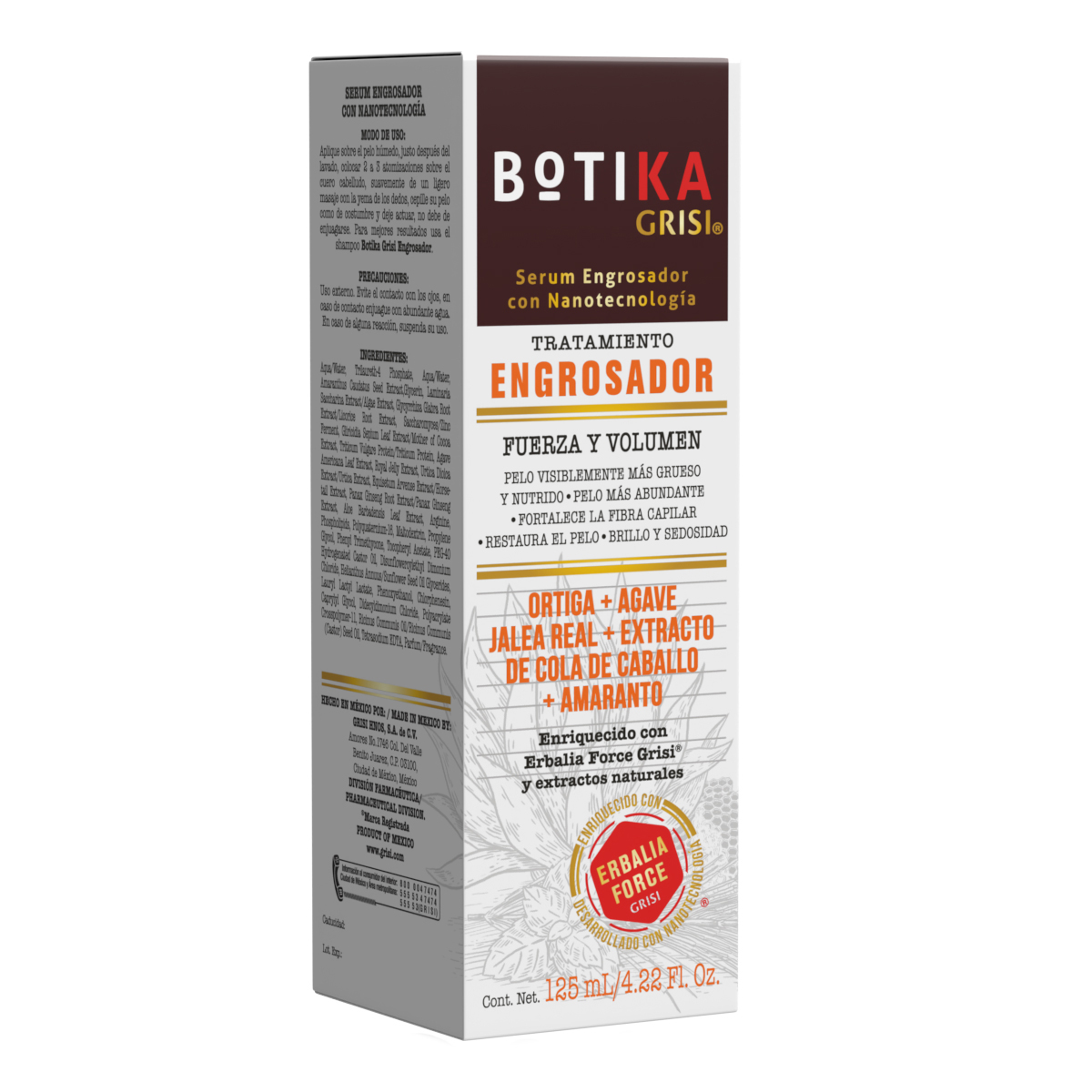 Serum Capilar Botika Engrosador Fuerza y Volumen con Nanotecnología 125 ml | DelSol