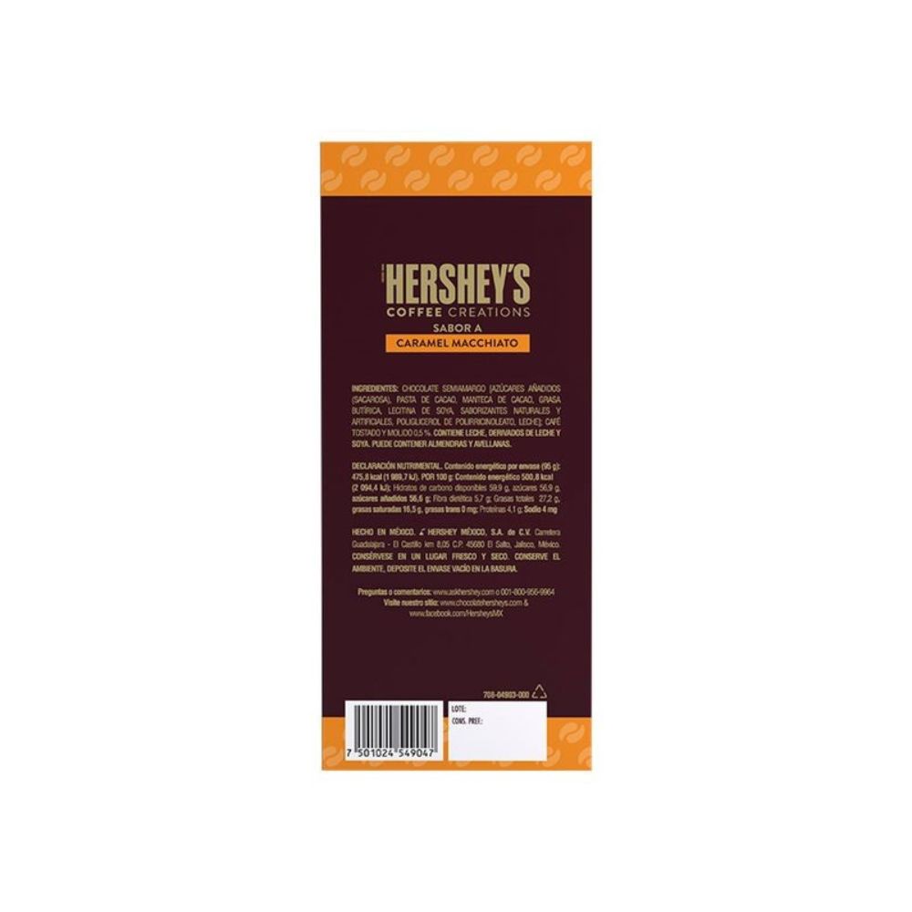 Chocolate Hershey's Coffee Creations Caramel Macchiato 95 g | DelSol