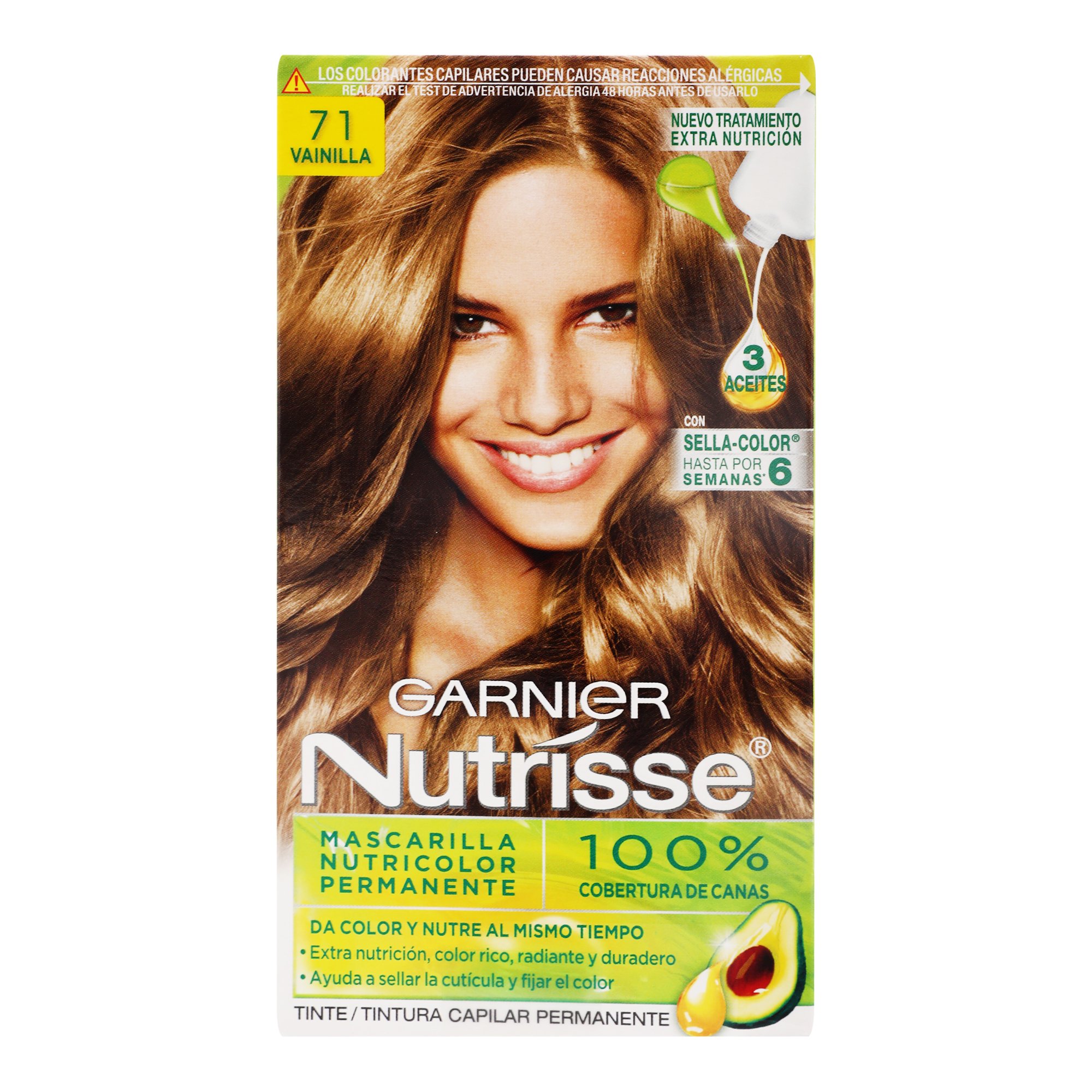 Tinte Nutrisse 71 Vainilla Rubio Cenizo | DelSol