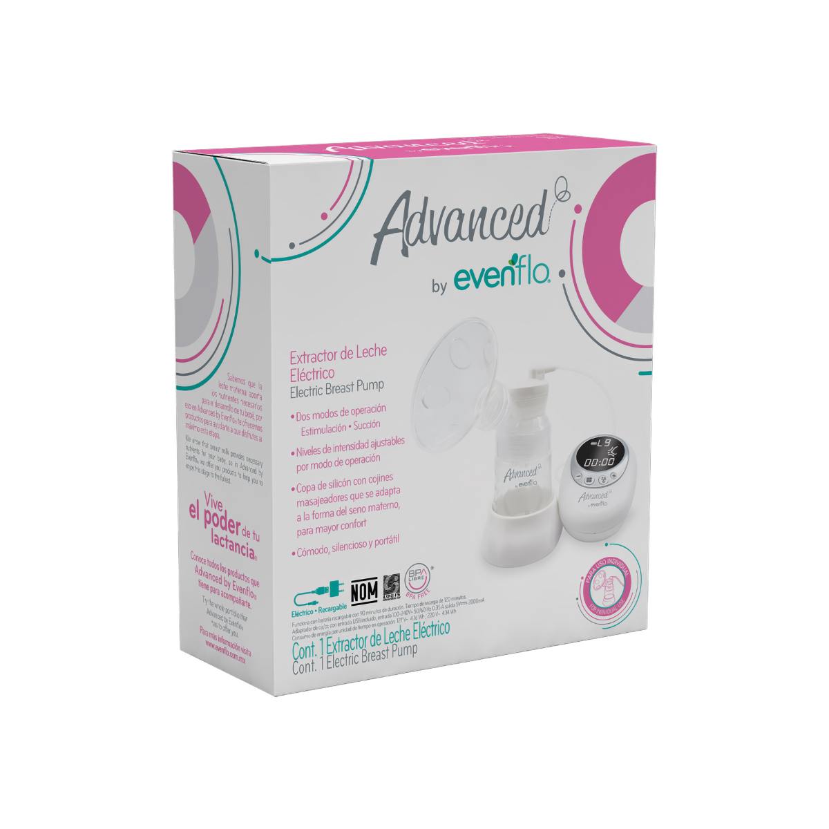 Extractor de Leche Eléctrico Evenflo Advanced By Evenflo | DelSol