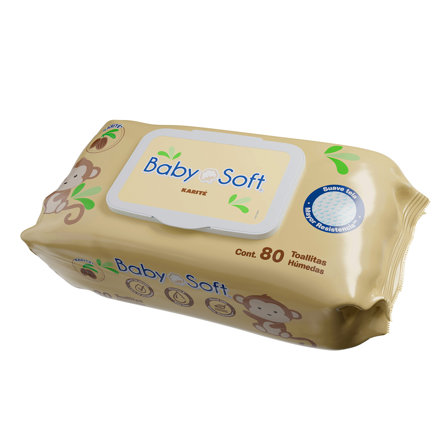 Toallitas Húmedas Baby Soft 80 Piezas | DelSol