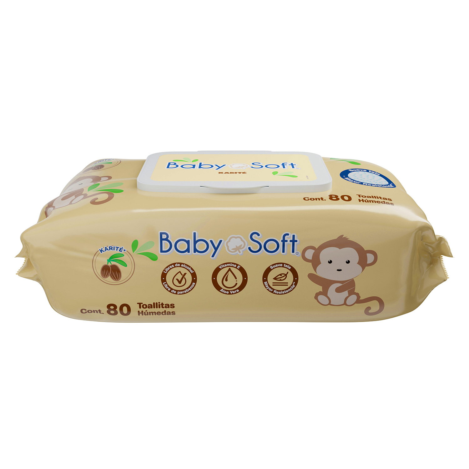 Toallitas Húmedas Bebé Baby Soft 80 Piezas | DelSol