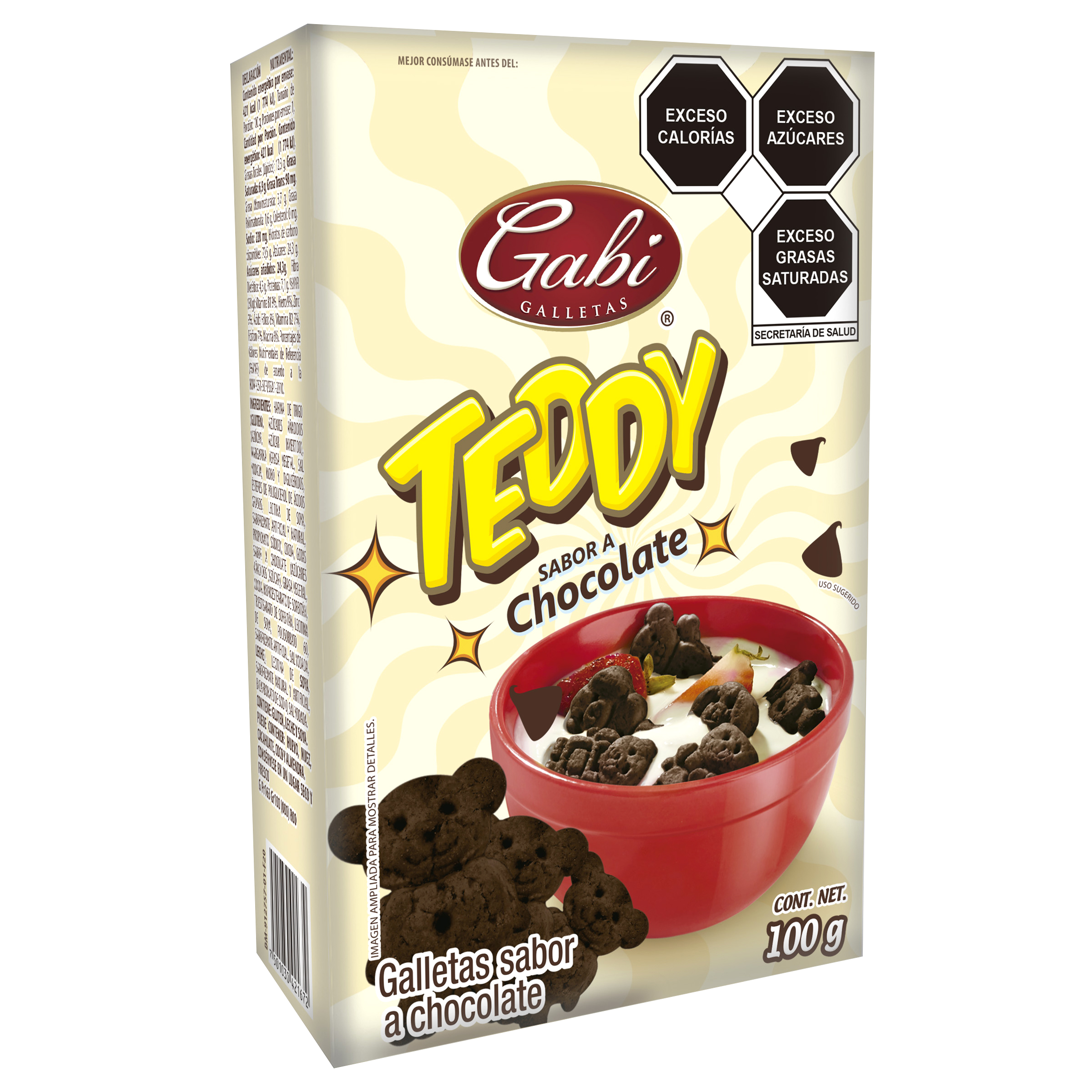 Cereal Gabi Teddy Chocolate 100grs | DelSol