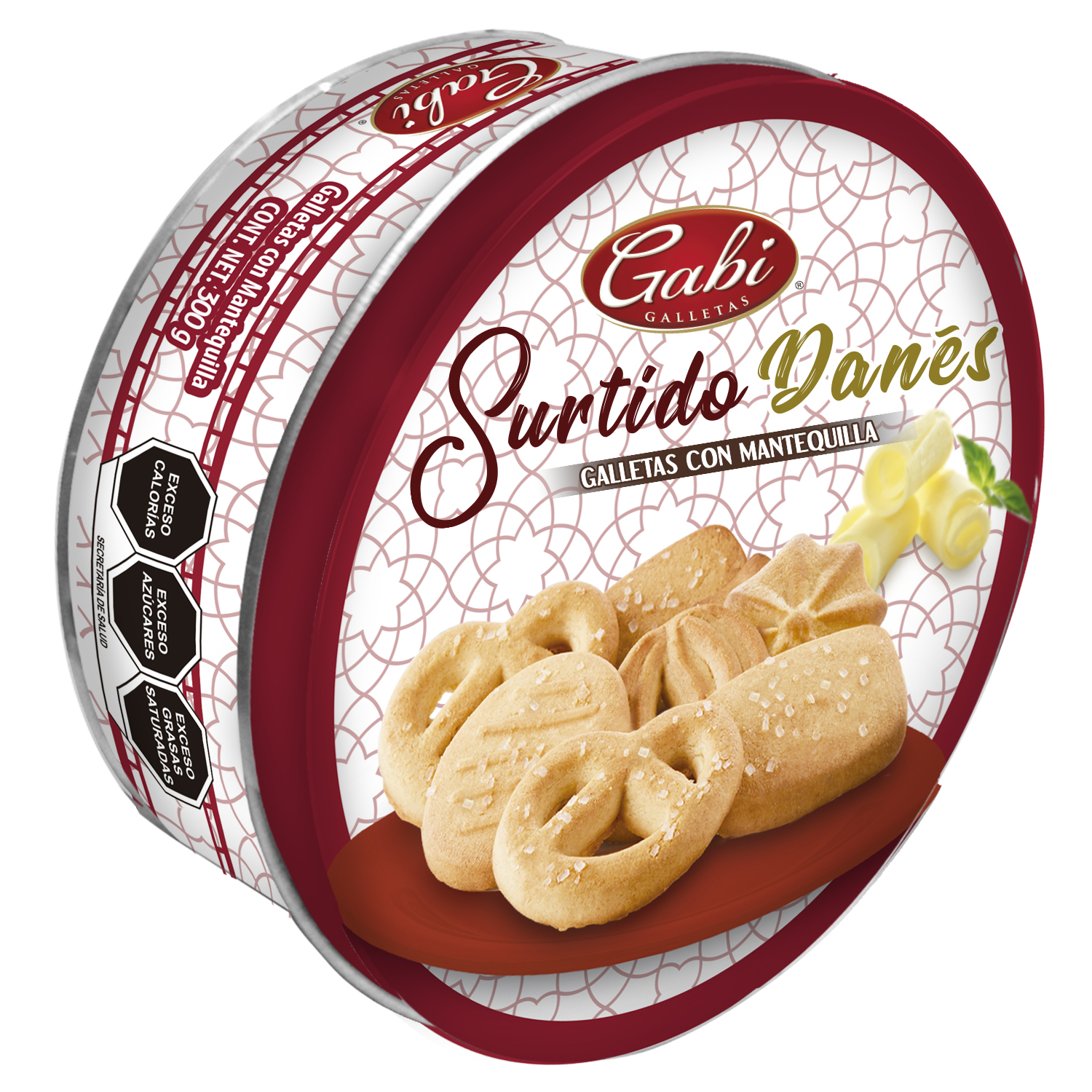 Lata de Galletas Gabi Surtido Danés 300 grs | DelSol