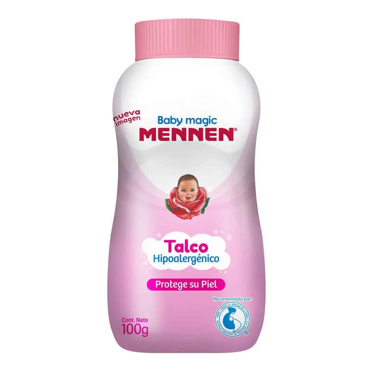 Talco para Bebé Mennen Baby Magic Rosa 100 g | DelSol