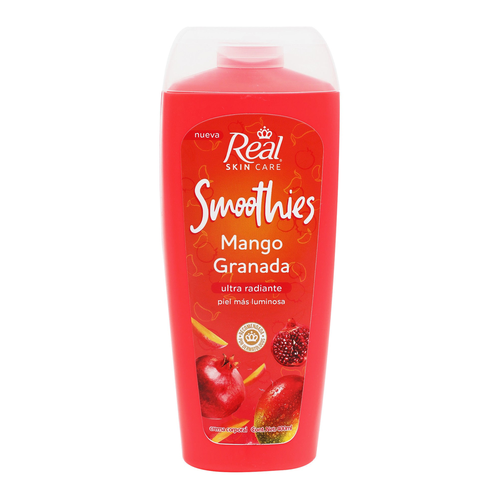 Crema Corporal Real Skin Care Smoothies Mango Granada 400 ml | DelSol