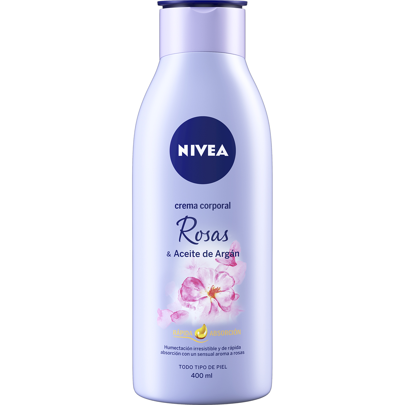 Crema Corporal Nivea Rosas & Aceite de Argán 400 ml | DelSol