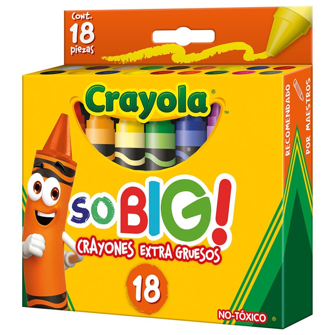 Crayones Extra Jumbo Crayola So Big! 18 Piezas | DelSol