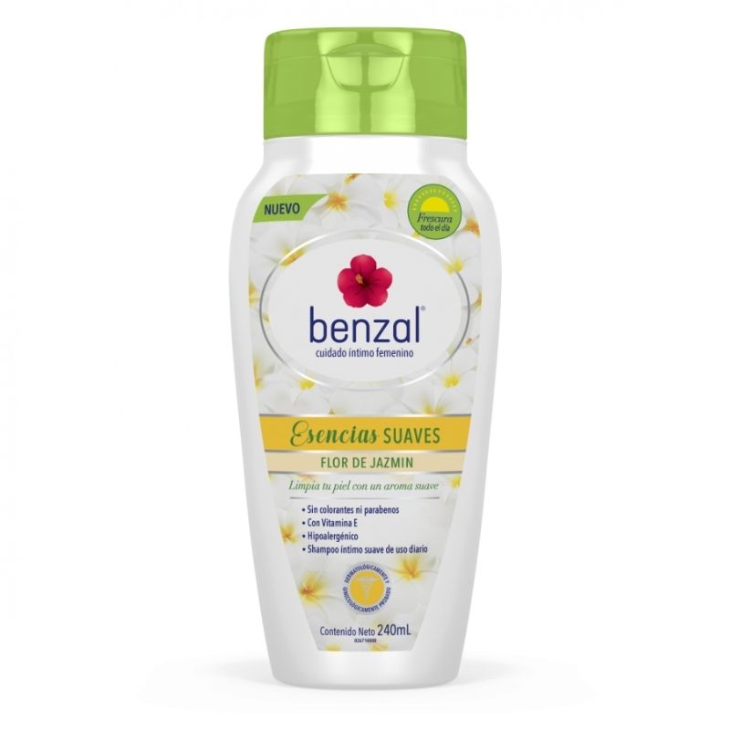 Shampoo Íntimo Benzal Esencias Suaves Flor de Jazmín 240 ml | DelSol