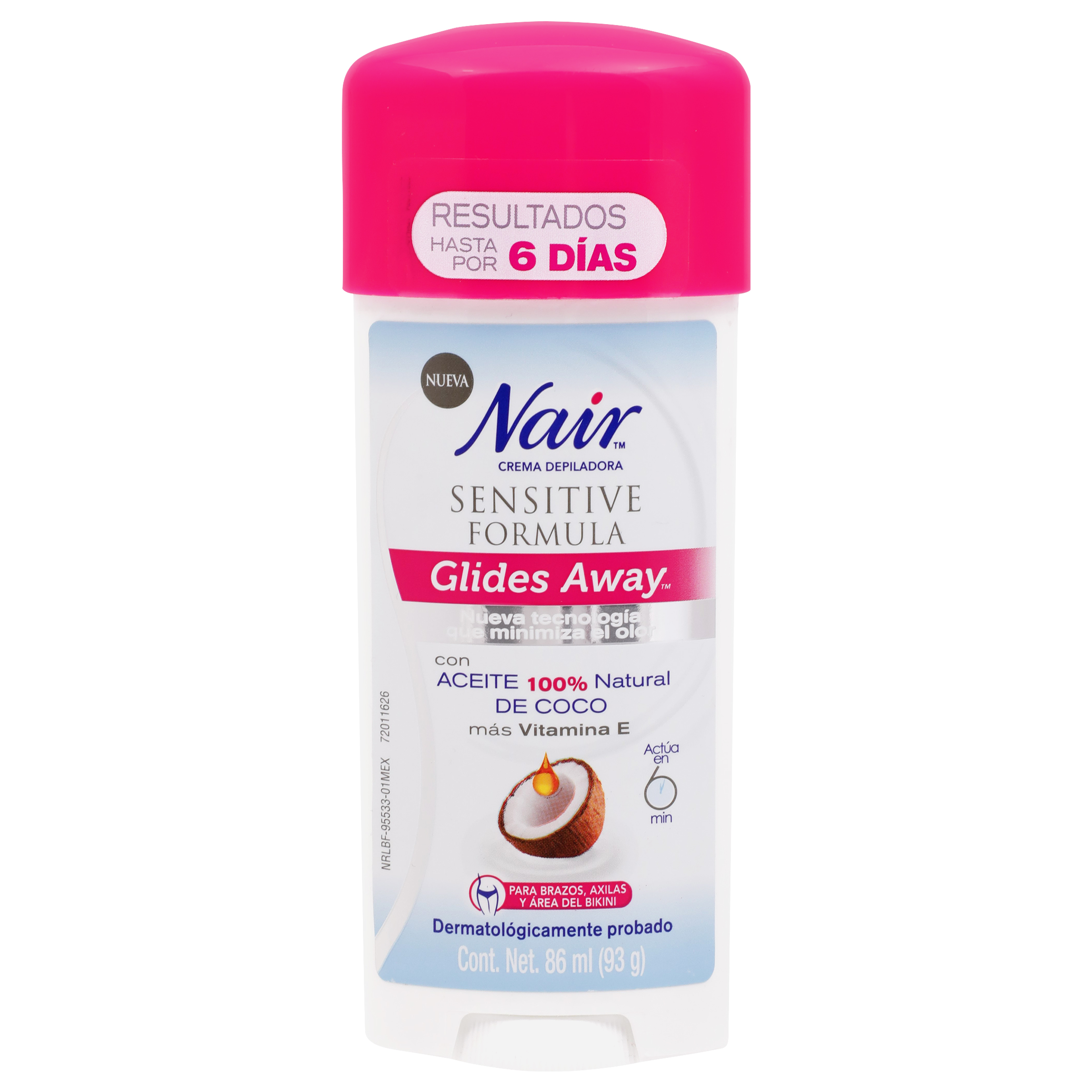 Crema Depiladora Nair Glides Away Sensitive Formula 86 ml | DelSol