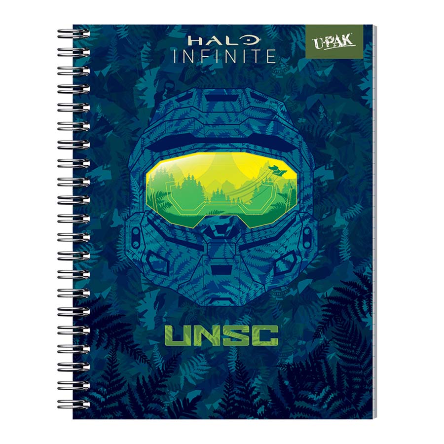 Cuaderno 100 Hojas Raya Halo Infinite | DelSol