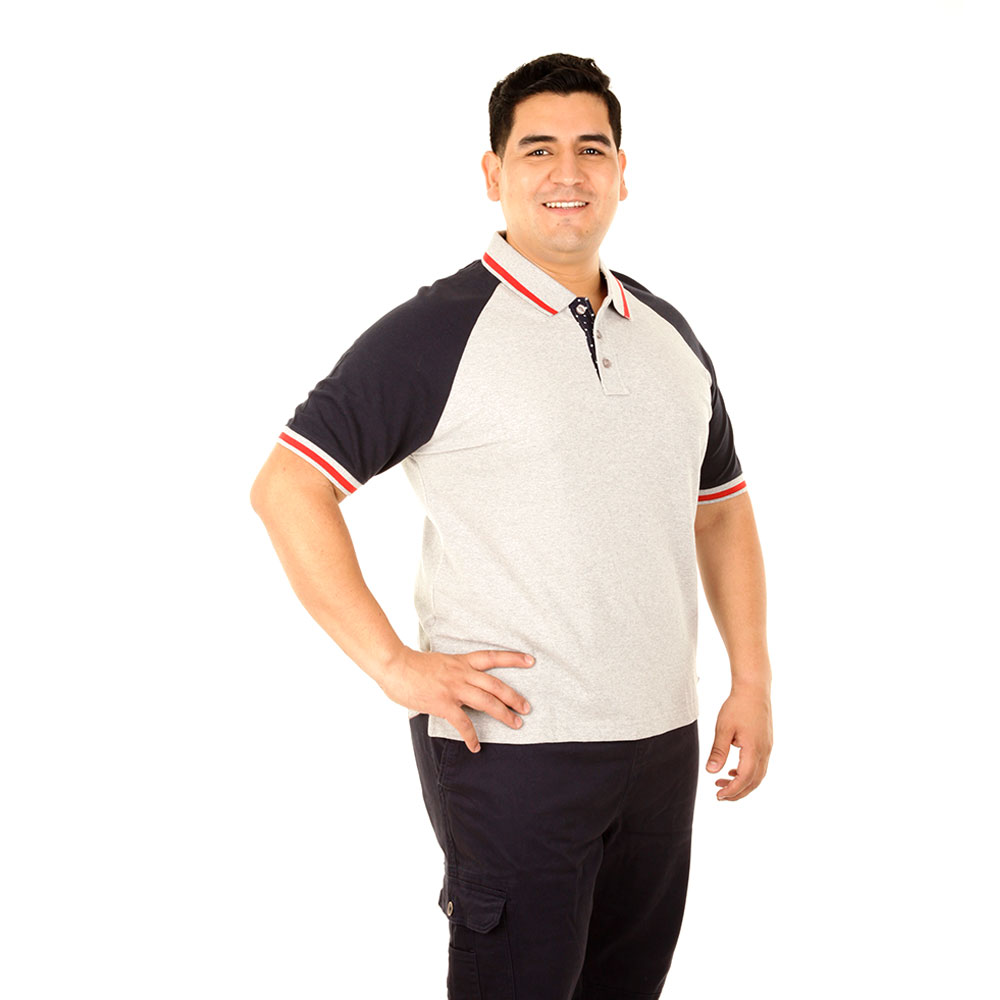 Playera Hummo Hombre Tipo Polo Mangas Raglán | DelSol