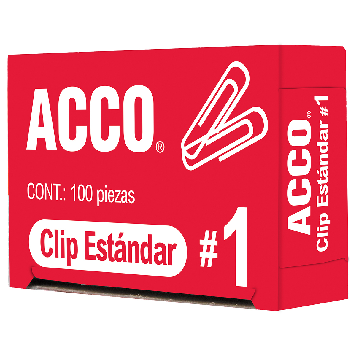 Clip Estándar Acco Número 1 100 Piezas | DelSol