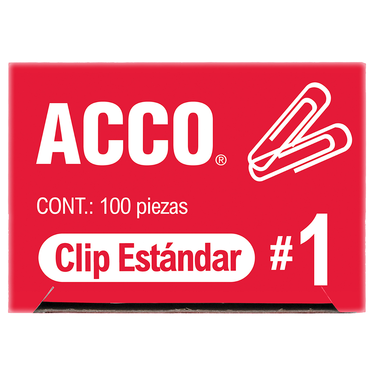 Clip Estándar Acco Número 1 100 Piezas | DelSol