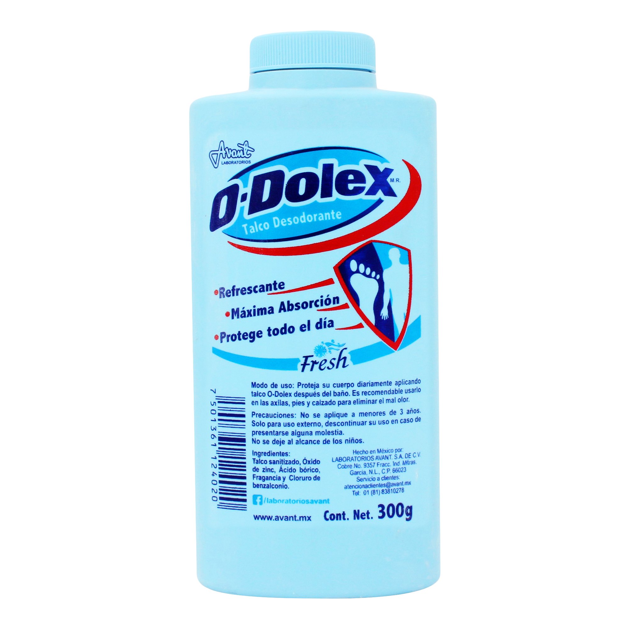 Talco Desodorante O-Dolex Fresh 300 g | DelSol