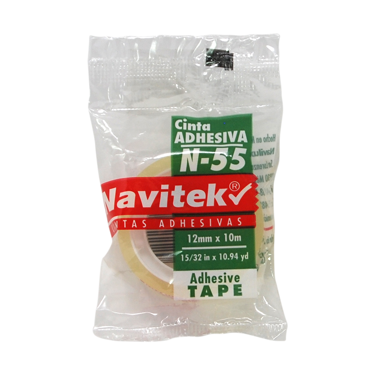Cinta Adhesiva Navitek N-55 12 mm x 10 m | DelSol