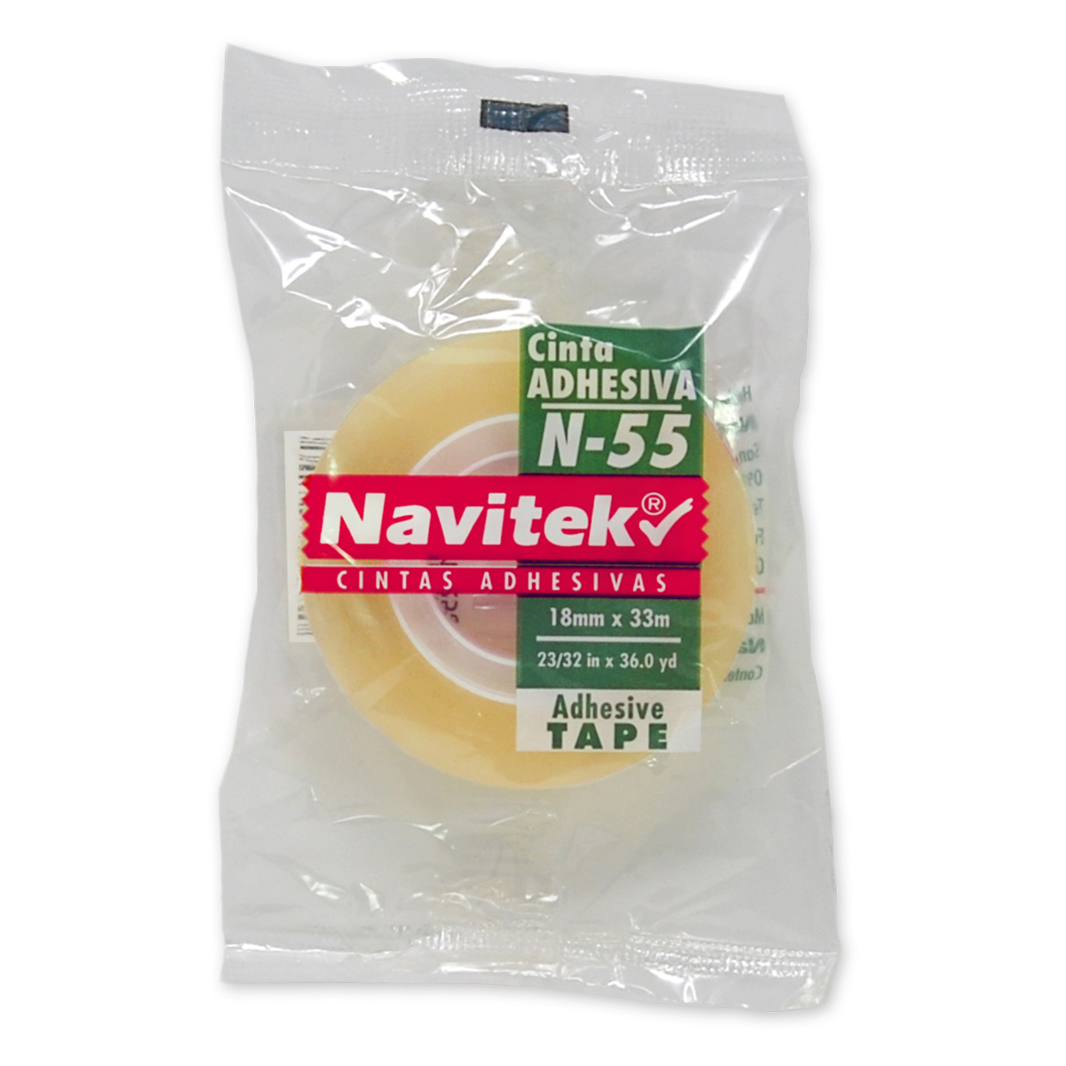 Cinta Adhesiva Navitek N-55 18 mm x 33 Metros | DelSol