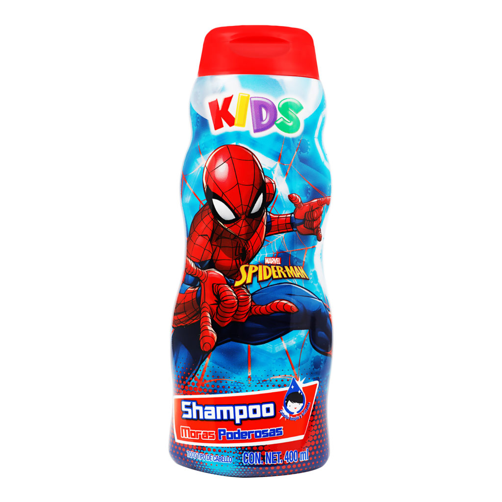 Shampoo Huggies Kids Spider-man moras 400ml. | DelSol