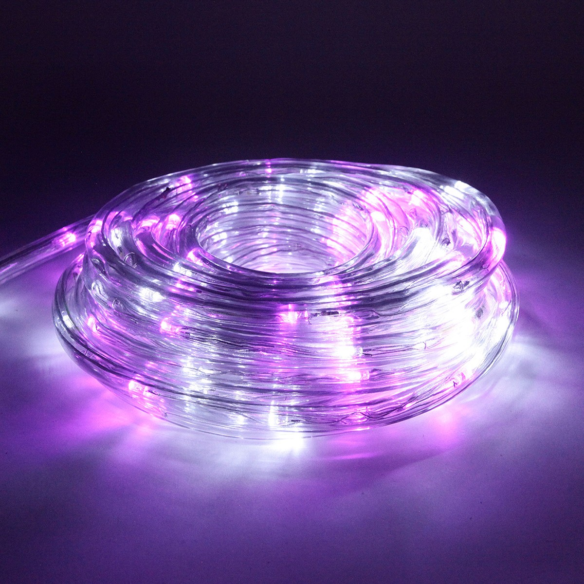 Manguera Led Star Light Luz Morada con Blanca 10 m | DelSol