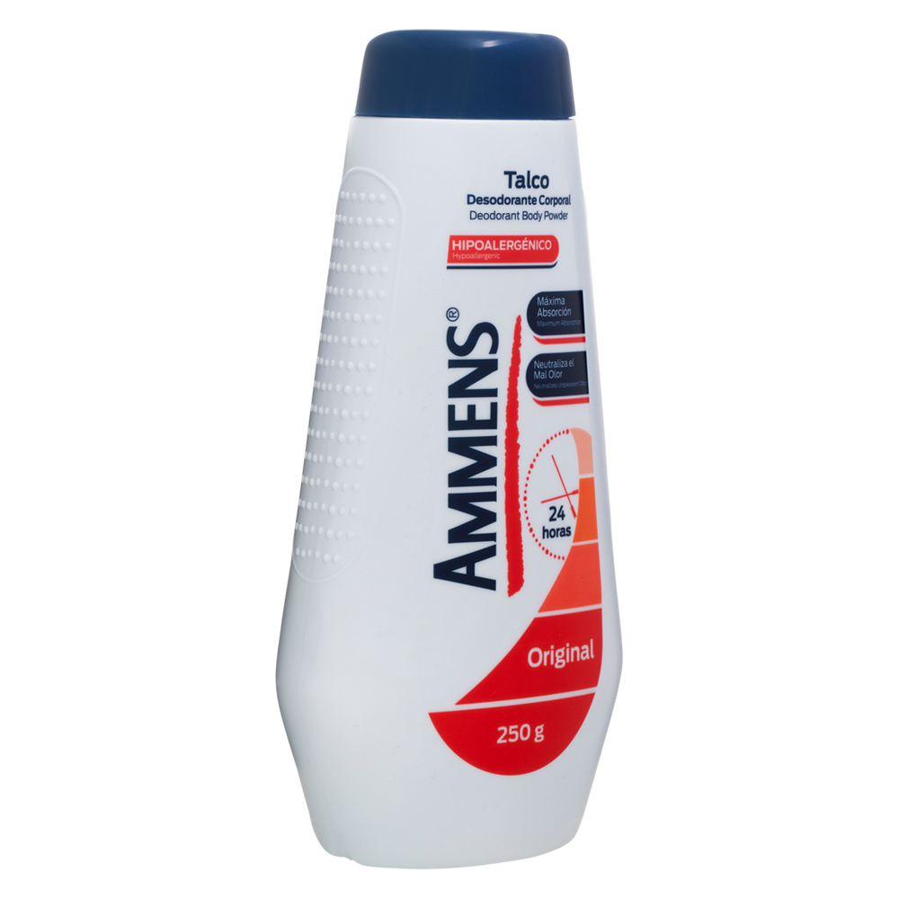 Talco Desodorante Corporal Ammens Original 250 g | DelSol