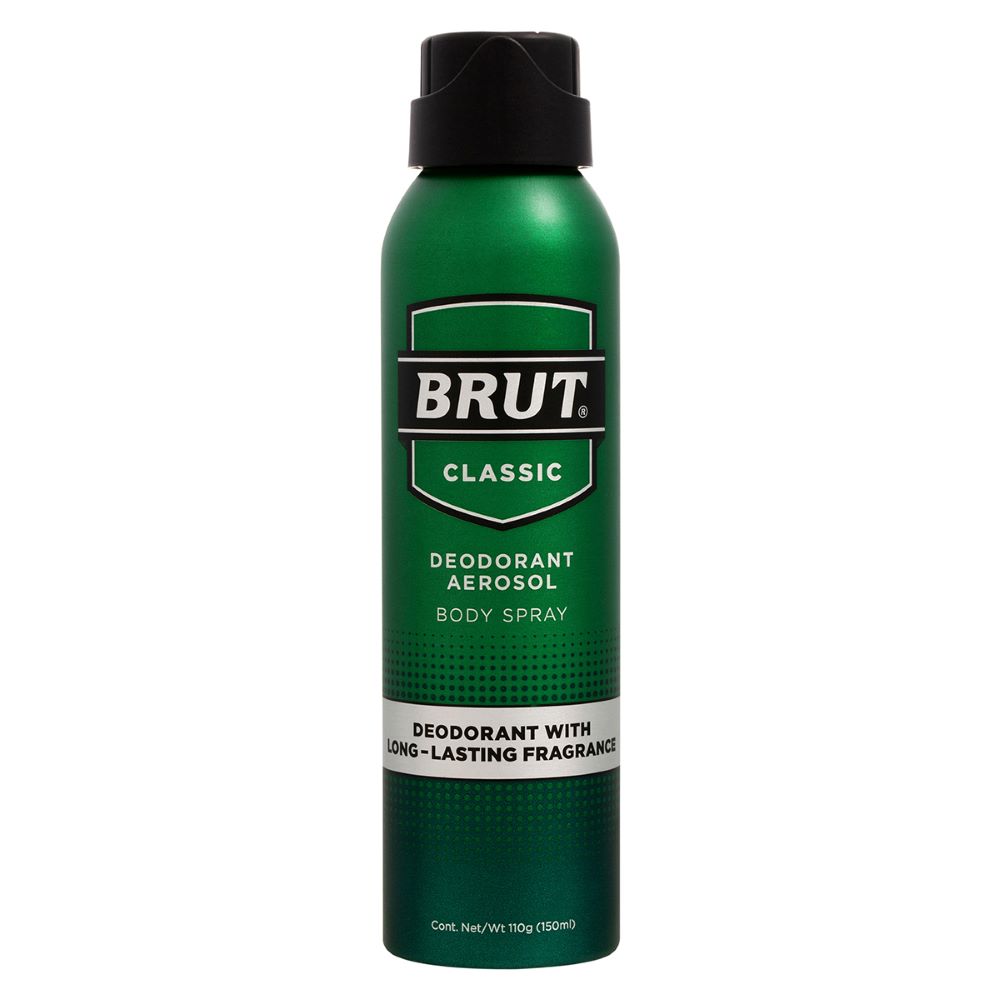 Desodorante en Aerosol Brut Classic 150 ml | DelSol