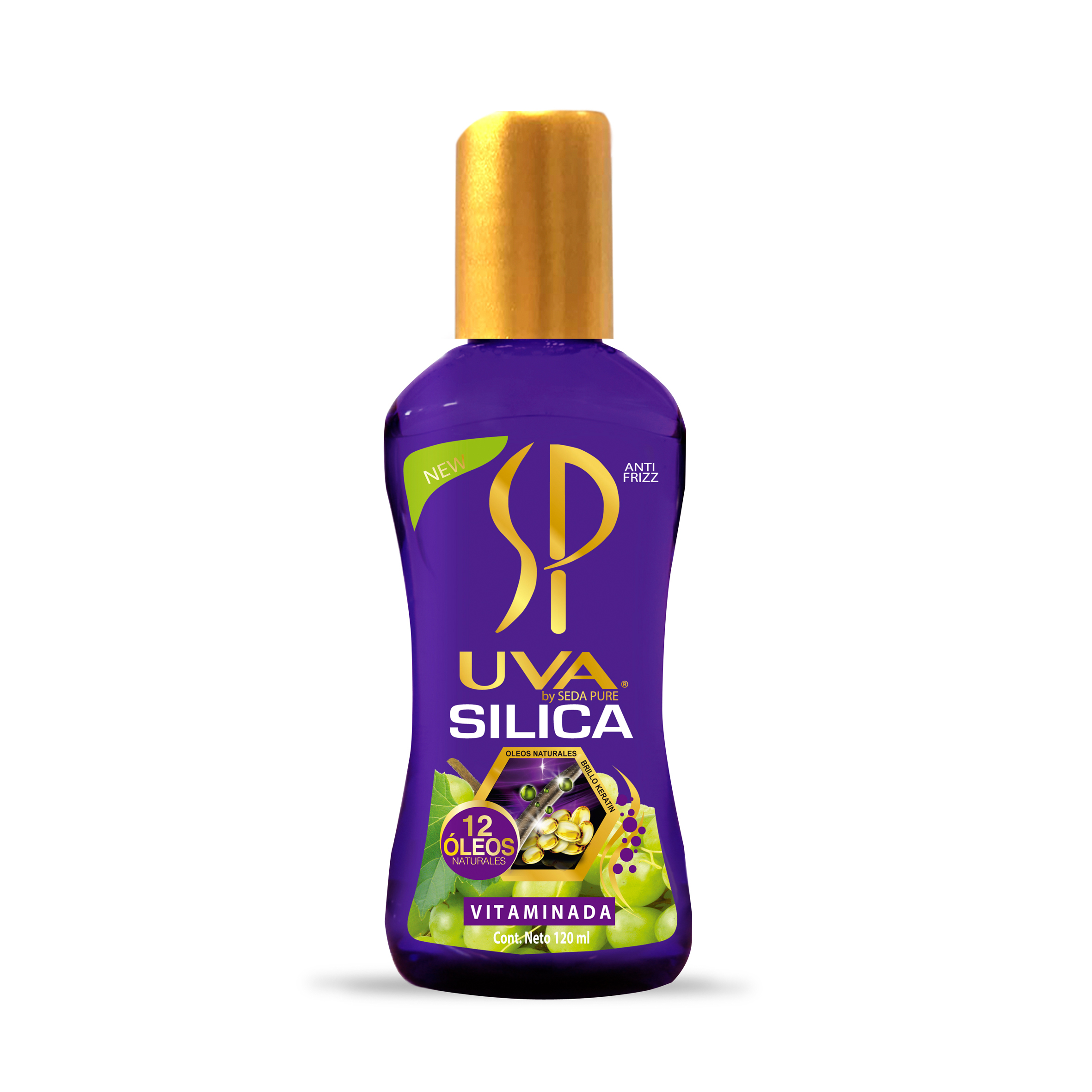 Sílica Seda Pure Keramidas Uva 120 ml | DelSol