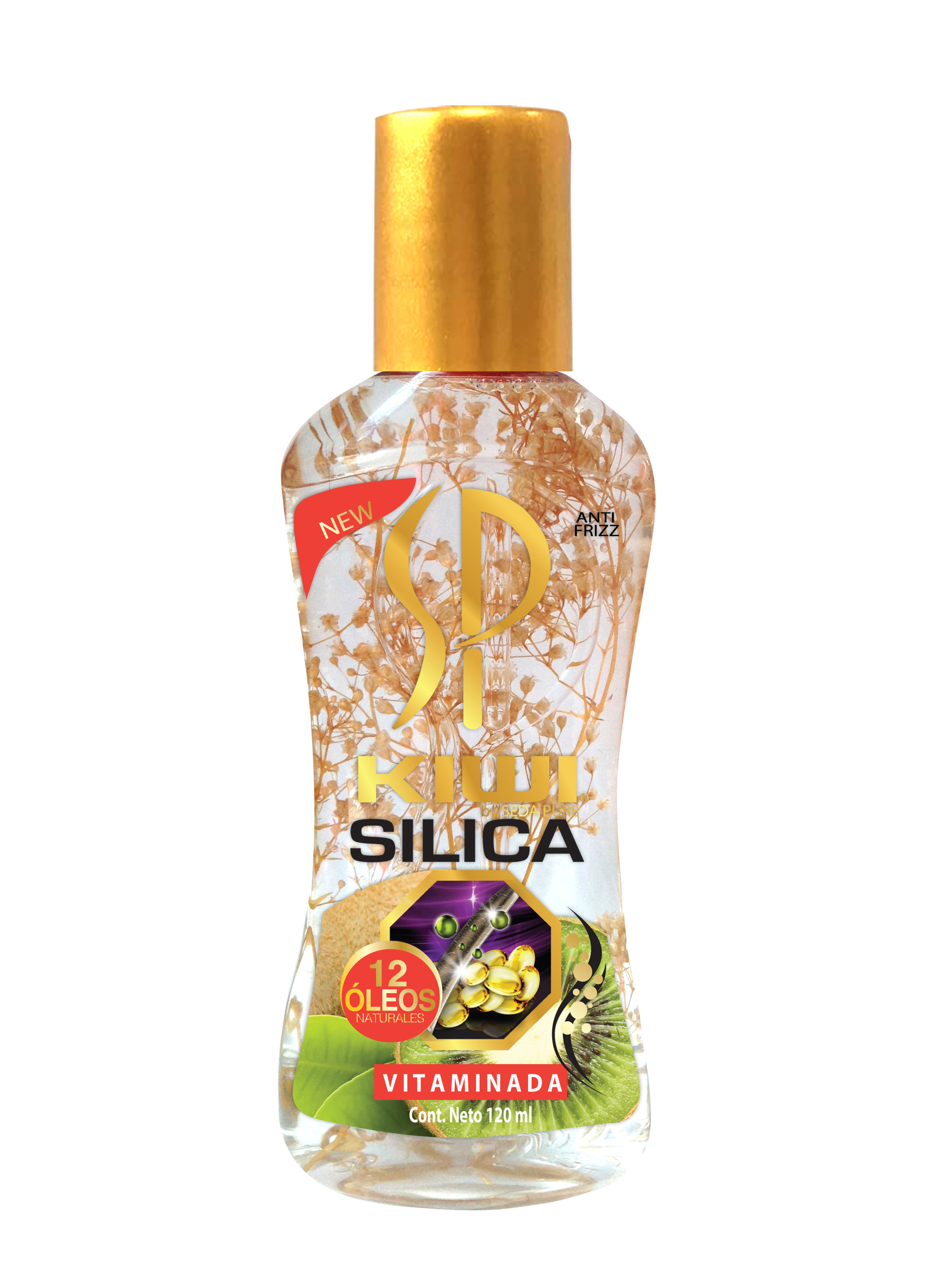 Sílica Seda Pure Fruit Kiwi 120 ml | DelSol