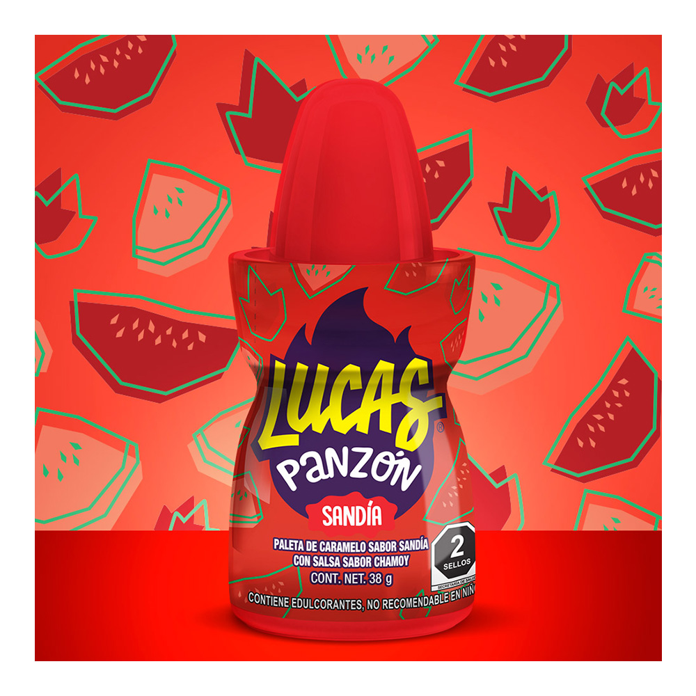 Dulce Lucas Panzón Sandía 38 g | DelSol