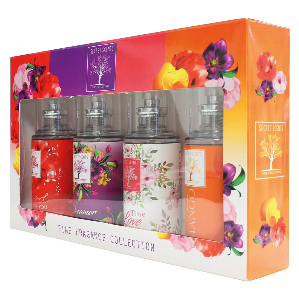 Kit de Fragancias Secret Scents 4 Piezas | DelSol