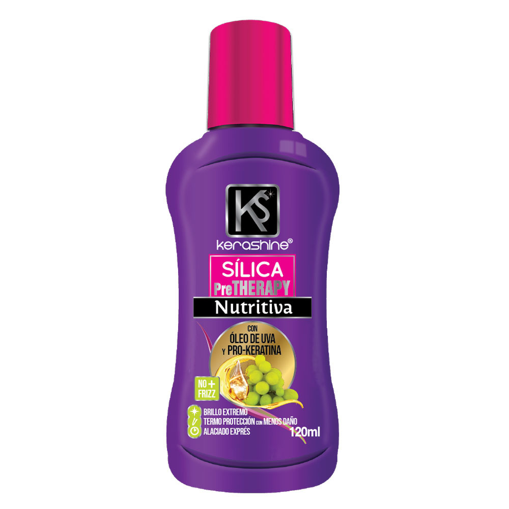 Sílica para Cabello Kerashine Keratina + Vitaminas 120 ml | DelSol