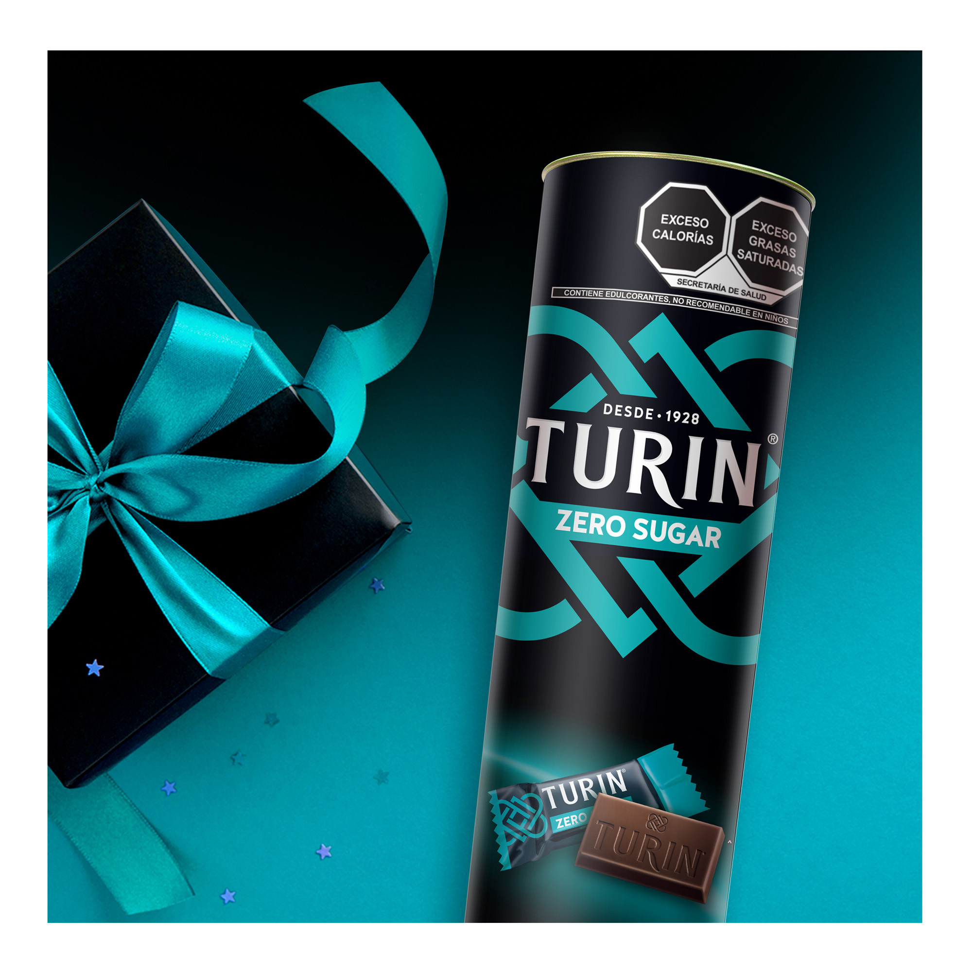 Chocolates Turin Zero Azúcar Tubo 145 g | DelSol