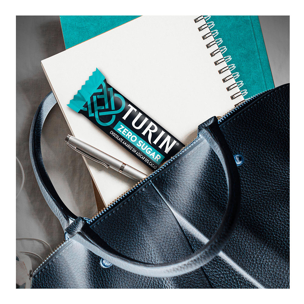 Chocolate Amargo Turin Zero Azúcar 16 g | DelSol