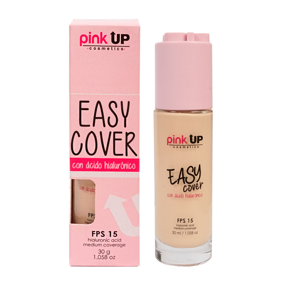 Base de Maquillaje Líquida Pink Up Easy Cover Light 30 ml | DelSol