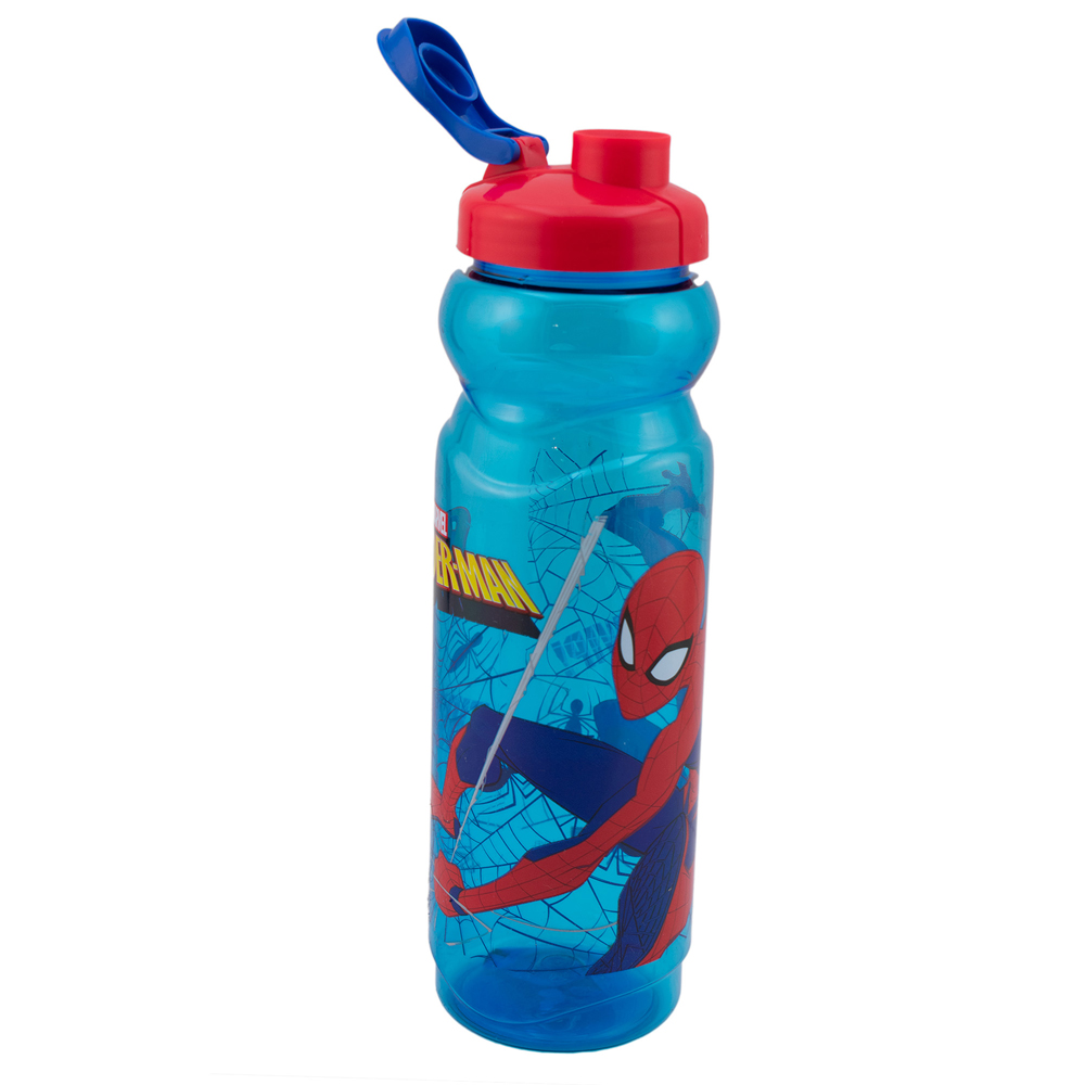 Botella para Agua Fun Kids Marvel Spider-Man 870 ml Azul | DelSol