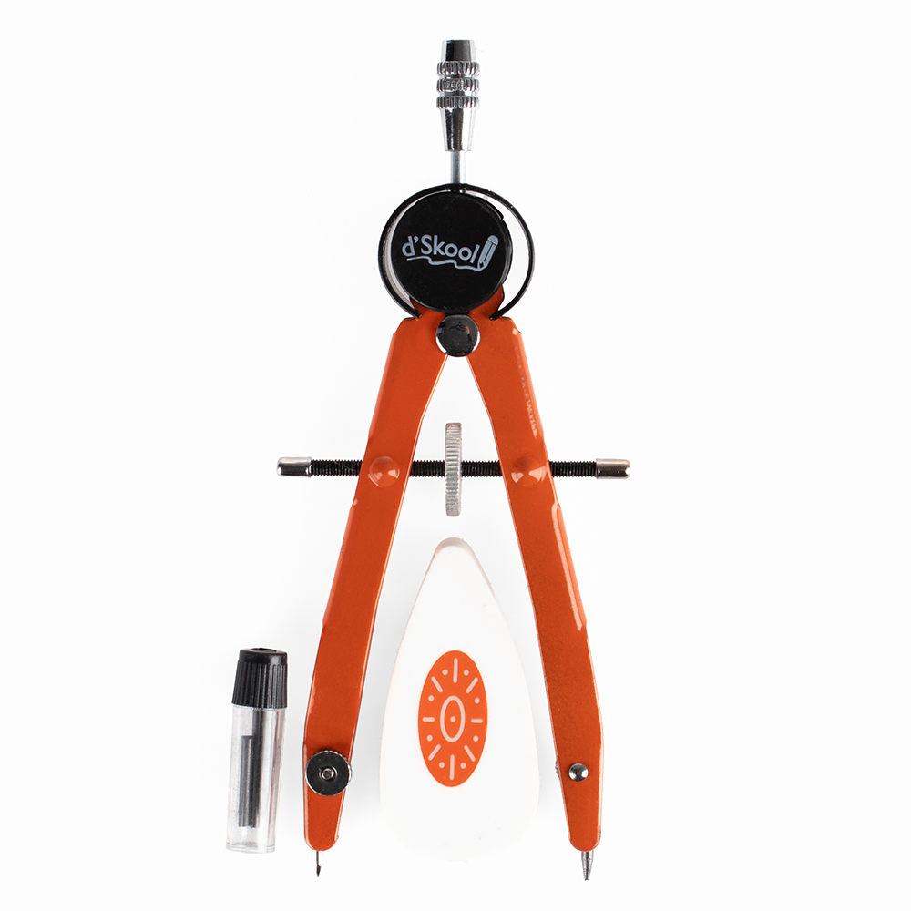 Compás de Precisión d'Skool Naranja 3 Piezas | DelSol