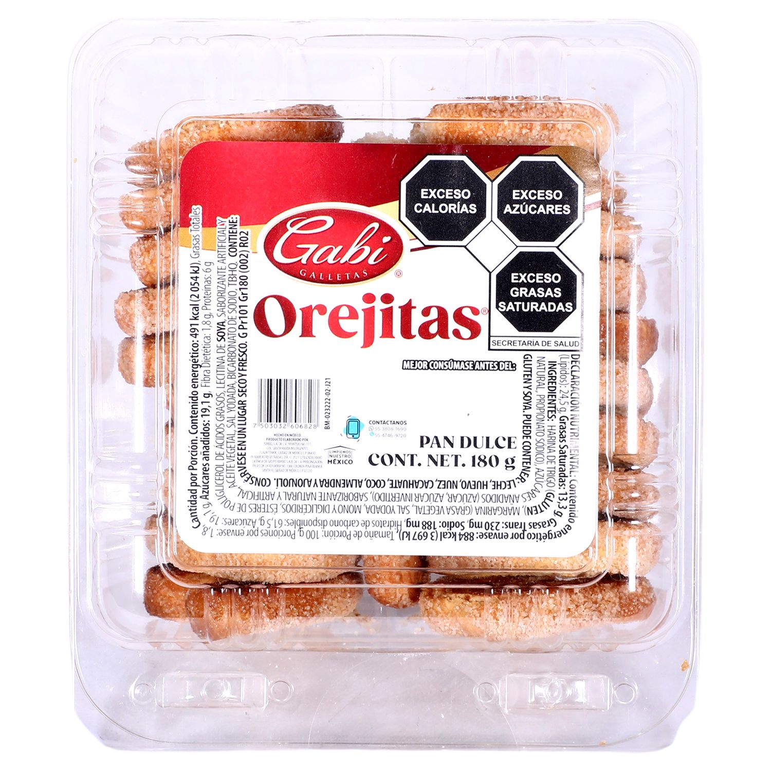 Galletas Gabi Orejitas 180 Gramos | DelSol
