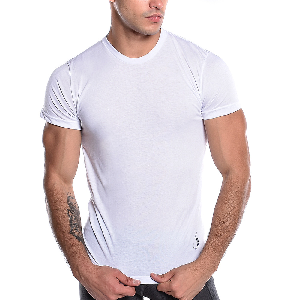 Playera Interior Long Beach Polo Club Hombre Lisa Manga Corta | DelSol